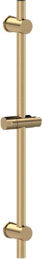 Sapho sprchová tyč posuvný držák kulatá 700 mm zlatá matná SC019