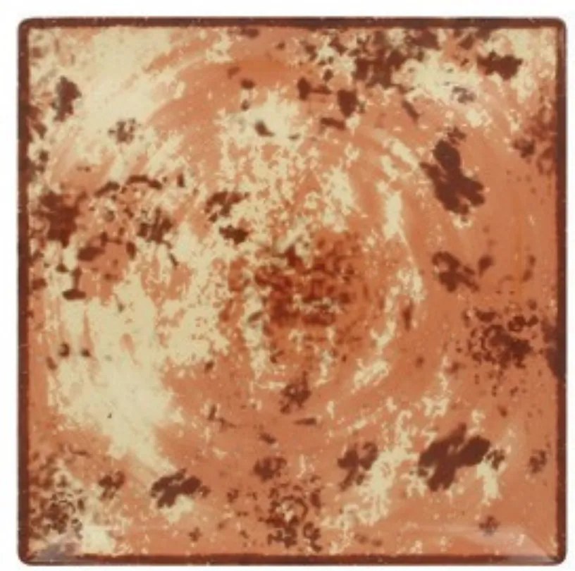 Rak Peppery talíř čtvercový 30x30 cm, hnědý (EDSQ30PBR)