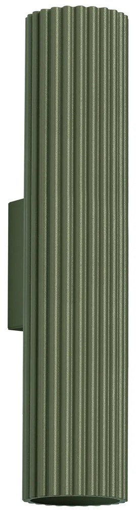 Sollux Lighting Nástěnné svítidlo KARBON 30 olivově zelené