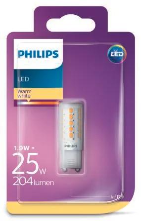 Philips LED 1,9W/25W G9 WW 230V ND kapsula LED žárovky (diody)