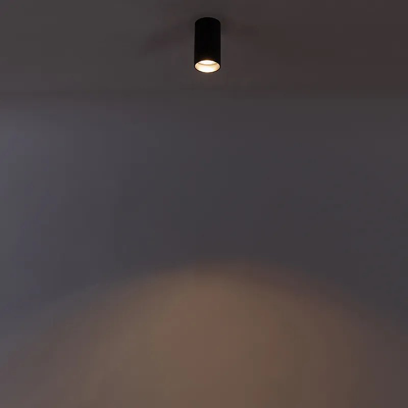 Chytrý moderní bodový reflektor černý vč. WiFi GU10 - Tuba
