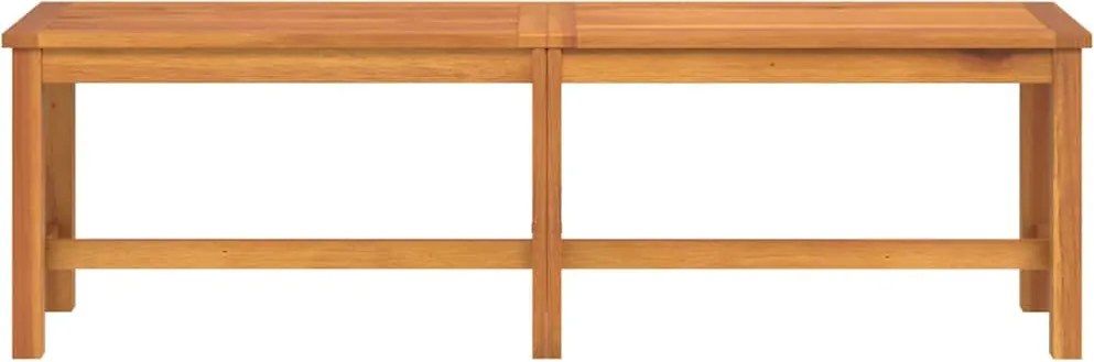 Zahradní lavice 150 x 35 x 45 cm masivní akáciové dřevo 319420