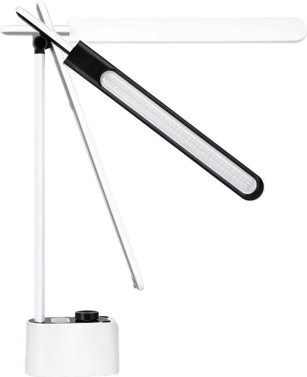 Stolní lampa s hodinama REBEL KOM1019 , regulace