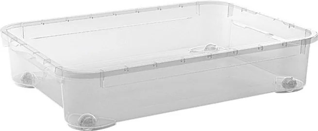 Regalux Clear Box Úložný box XXM, 79 × 58 × 17,5 cm, 52 l, transparentní