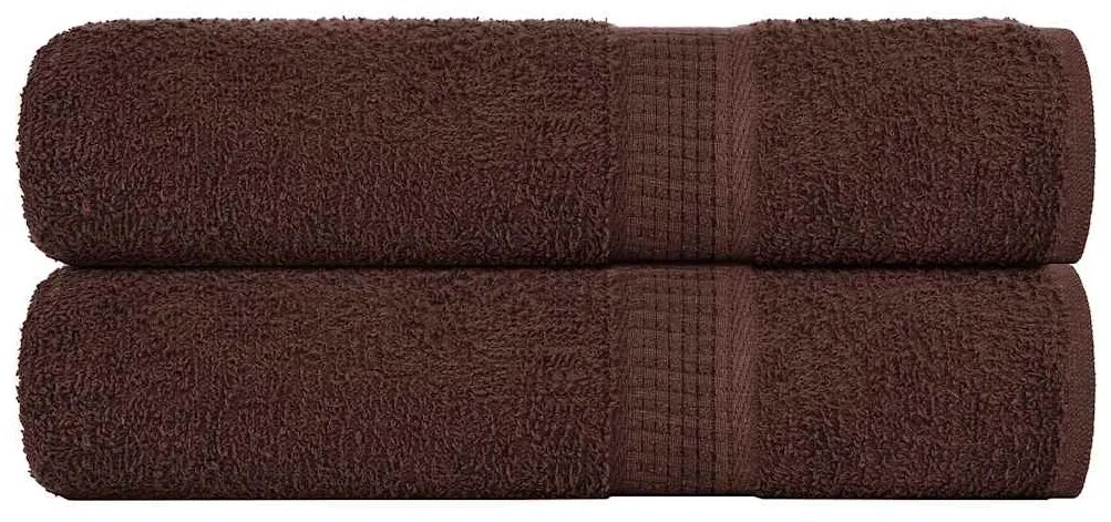 Ručníky FROGN 2 ks hnědé 50x100 cm 360 g/m² 136758
