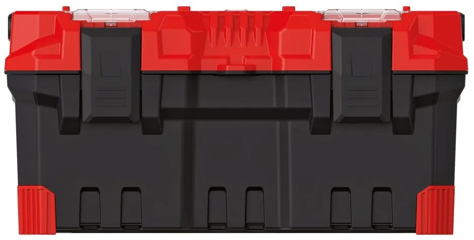 KISTENBERG Kufr na nářadí s kovovým držadlem - TITAN PLUS Rozměr: 49,6x25,8x24 cm, Barva: antracit/červená