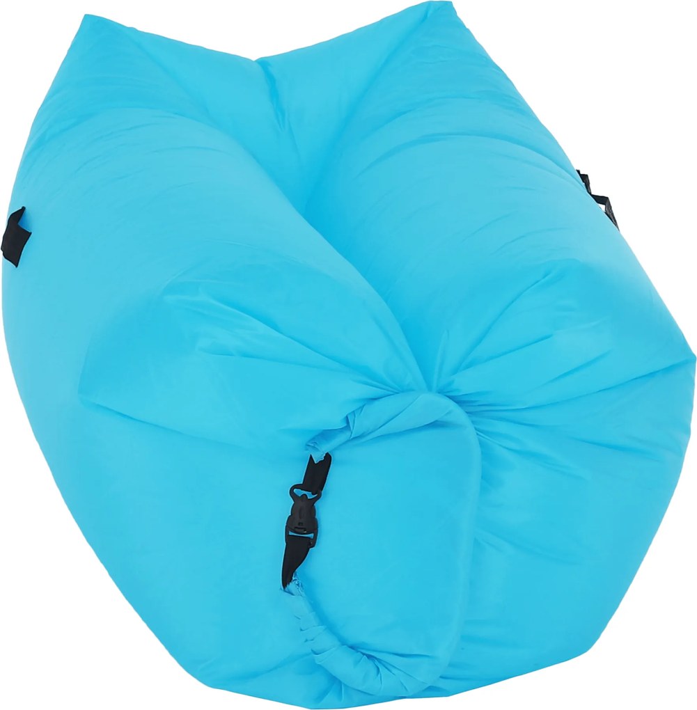 Nafukovací sedací vak/lazy bag, modrá, LEBAG