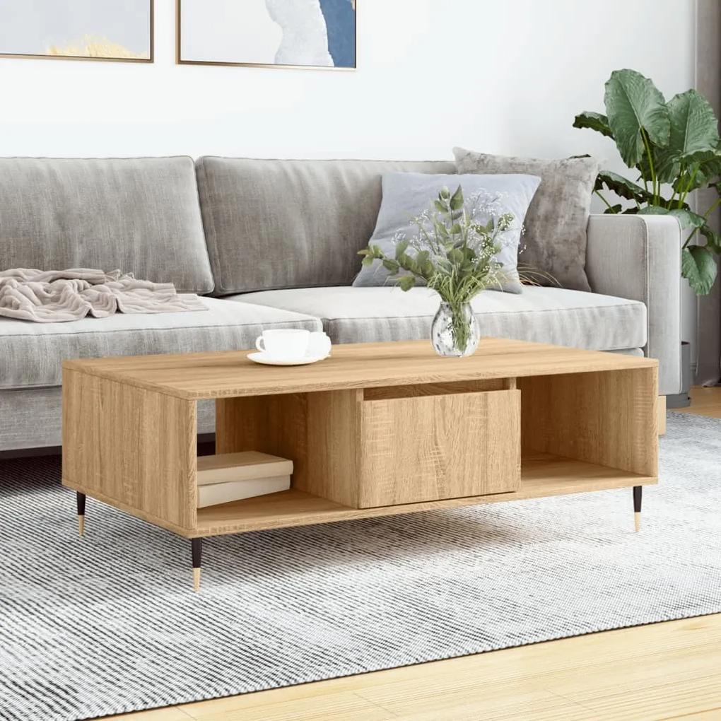 vidaXL Konferenční stolek 104 x 60 x 35 cm kompozitní dřevo [827078] Barva: Betonová šedá