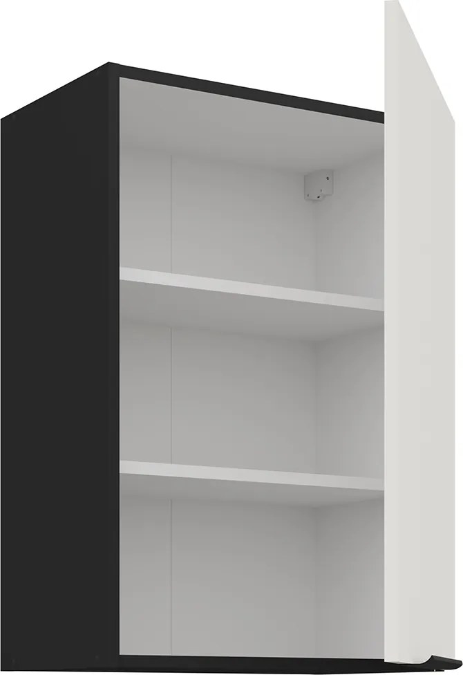 ARIA wb | horní skříňka 50 G-72 1F policová | 50 cm | ANTI FINGERPRINT povrch | černá/bílá