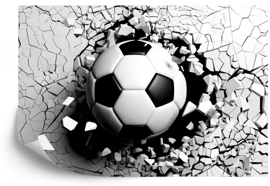 Fototapeta Fotbal – 3D Efekt Omyvatelný vlies 208x146
