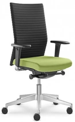 LD seating Kancelářská židle ELEMENT 430-SY bez područek SYQ - synchronní mechanika s bočním rychlonastavením tuhosti opěradla, posuv sedáku LÁTKY (F) / STYLE STYLE STRIP