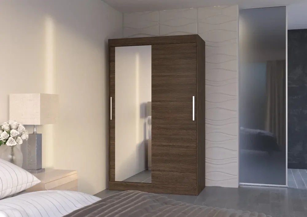 Skříň posuvná se zrcadlem BARIO 120