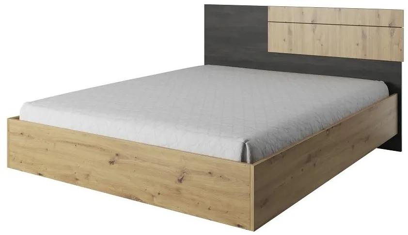 ICK,LARNAKA moderní manželská postel 160x200, 170x100x205 cm