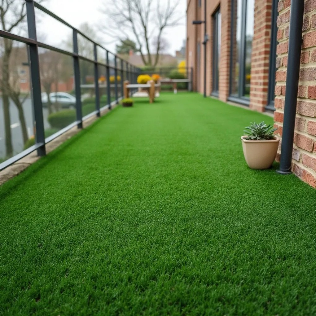 Trade Concept, Umělá tráva Pure Green, na míru, šíře 2m,4m, zelená