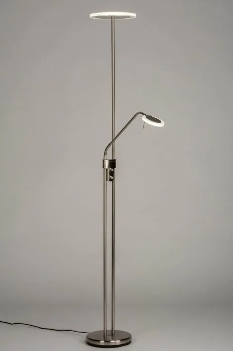 Stojací designová LED lampa Tahoma Silver