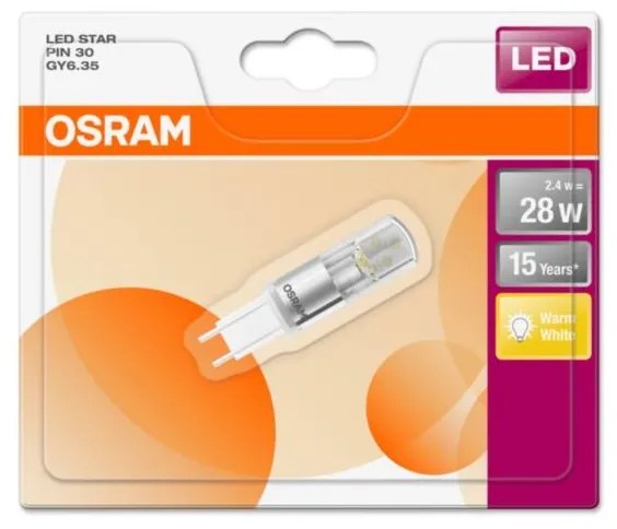 Osram LED Žárovka PIN GY6,35/2,4W/12V 2700K - Osram P224766