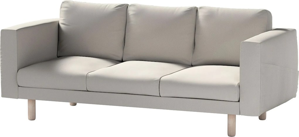 Potah na pohovku IKEA Norsborg 3-místná barva šedá látka pletený vzor