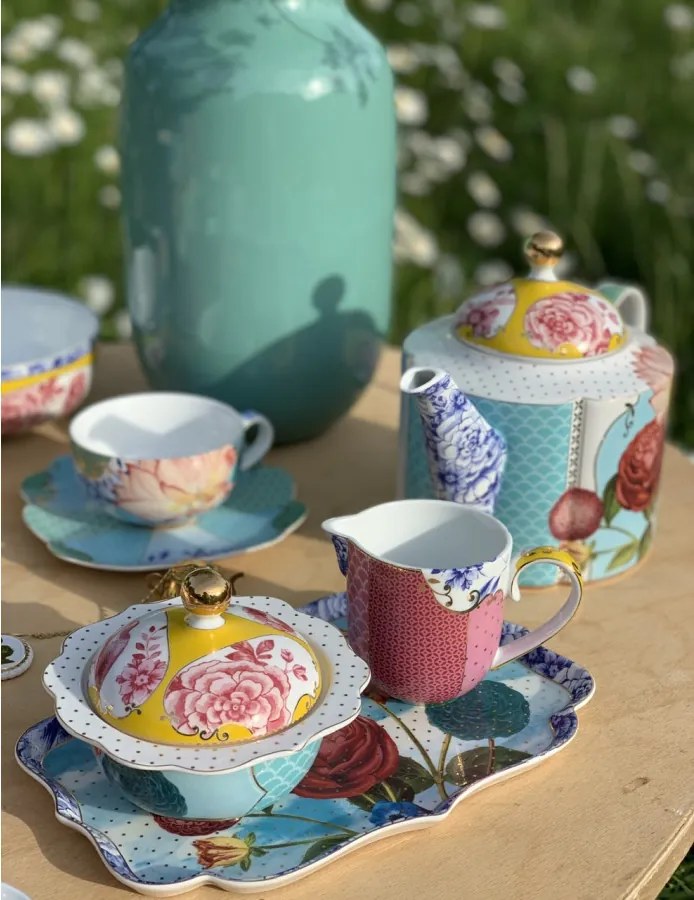 Pip Studio Royal Flowers Servírovací talíř 26cm