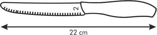 TESCOMA Nůž svačinový SONIC 12 cm, 6 ks