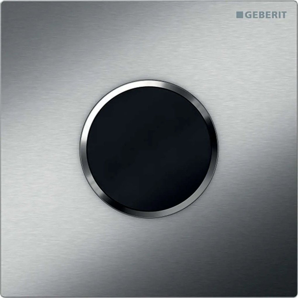 Geberit - Elektronické ovládání splachování pisoárů typ 10, bateriové napájení, kartáčovaná nerez ocel 116.035.SN.1