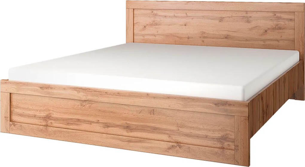 Postel 160x200 s roštem dub wotan Mortiz