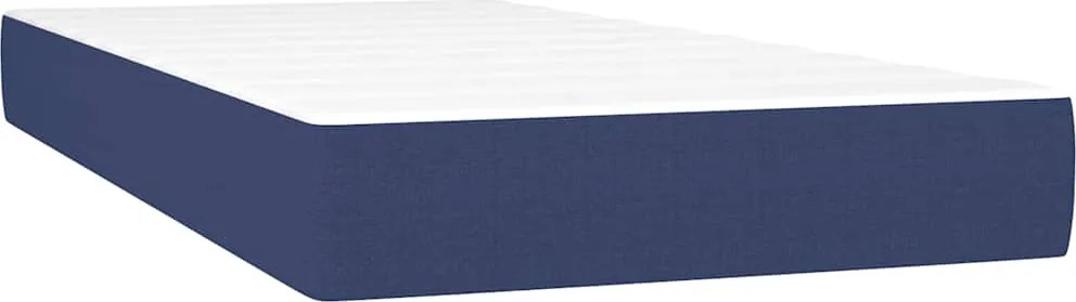 Box spring postel s matrací černá 120x190 cm textil 3270361