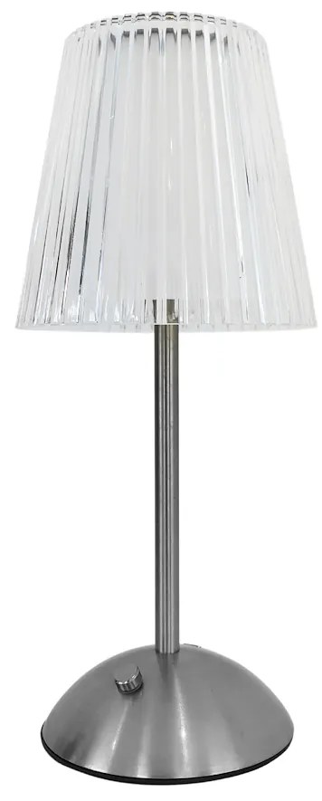 Stolní lampa Tacoma, 1x transparentní PVC stínítko, ch