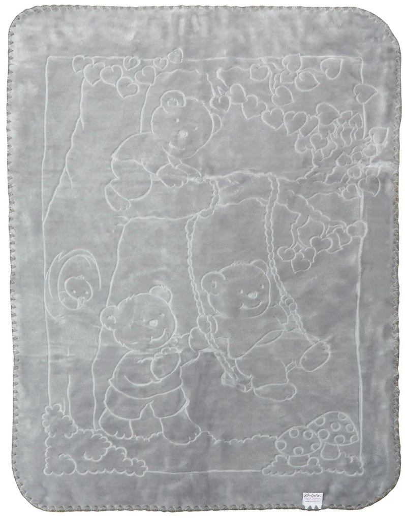 Španělská deka 517 - šedá, 80 x 110 cm