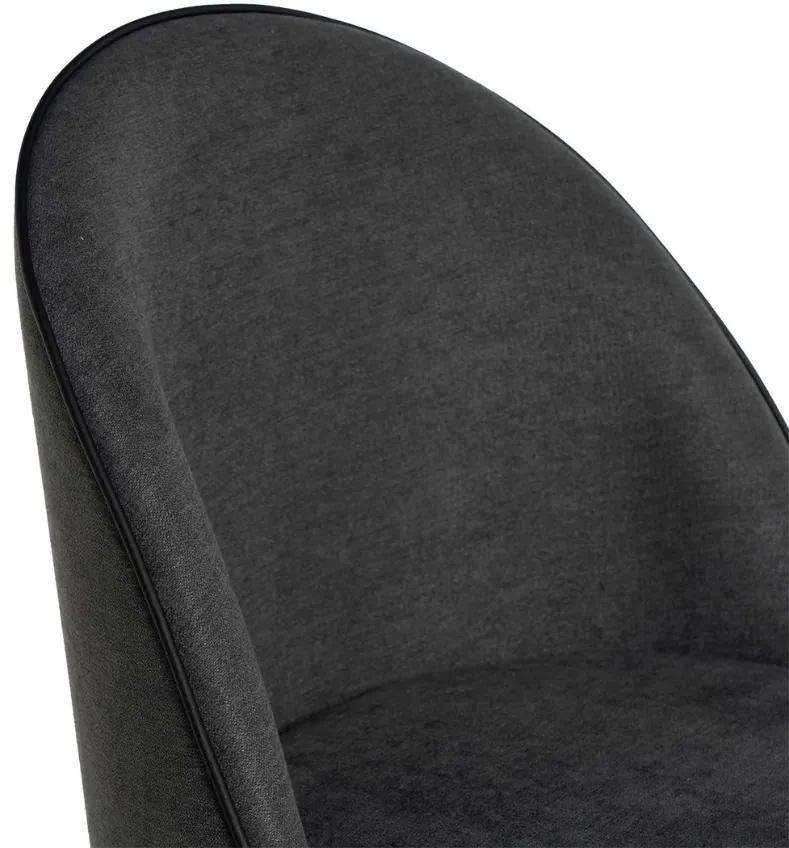 Tmavě šedá čalouněná jídelní židle Somcasa Sloane