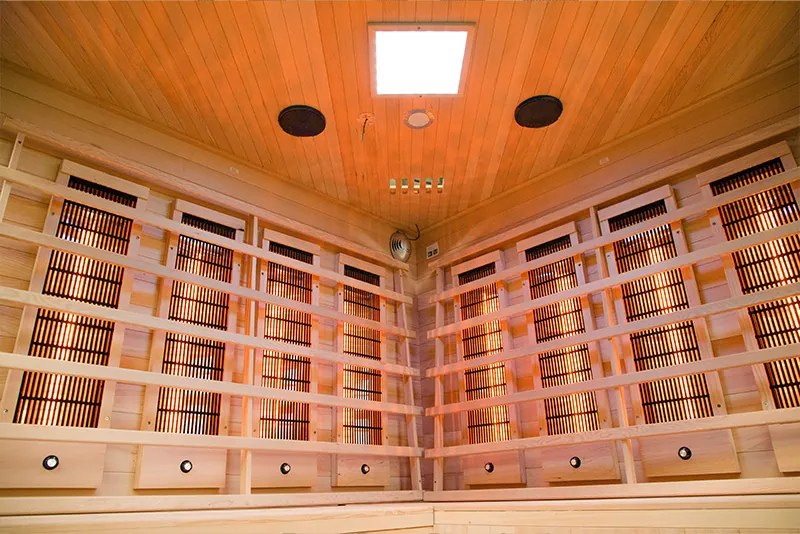 BPS-koupelny Infrasauna Relax HYD-3945 180x180, 5-6 osob