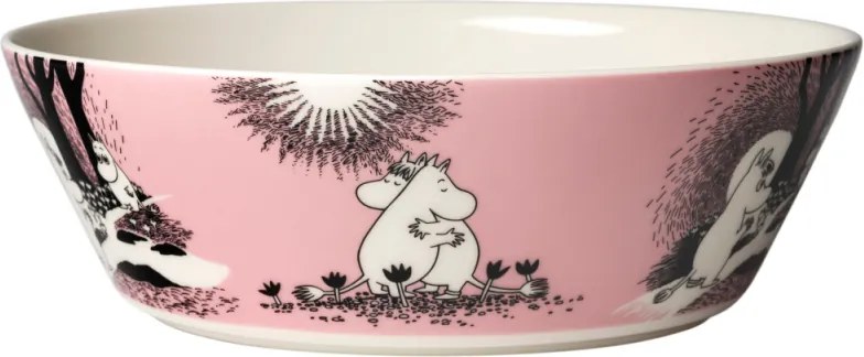 Mísa Moomin Love 23cm, růžová / 30. výročí