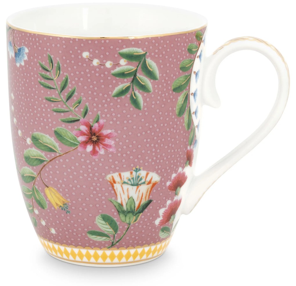 Pip Studio La Majorelle hrnek 350ml, růžový (hrnek velký 350ml)