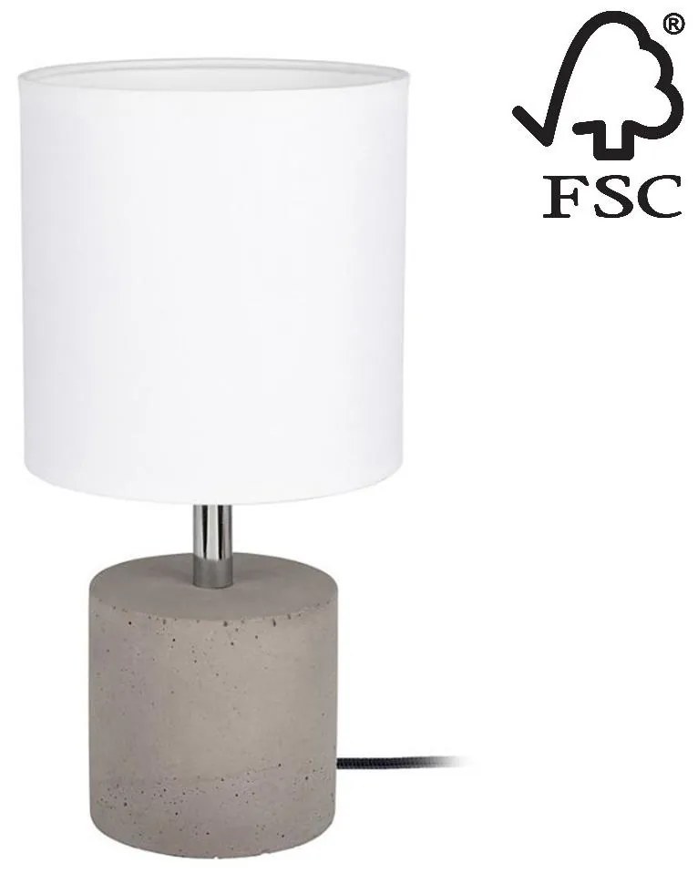 Spot-Light Spot-Light 6091936 - Stolní lampa STRONG ROUND 1xE27/25W/230V beton SP0612