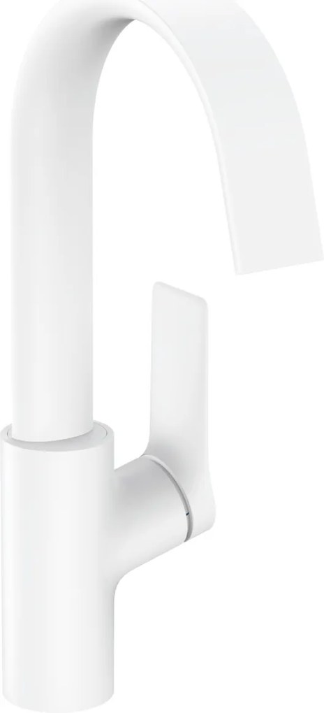 Hansgrohe Vivenis, umyvadlová baterie 210, s výpustí a otočným výtokem, EcoSmart, bílá matná, 75030700