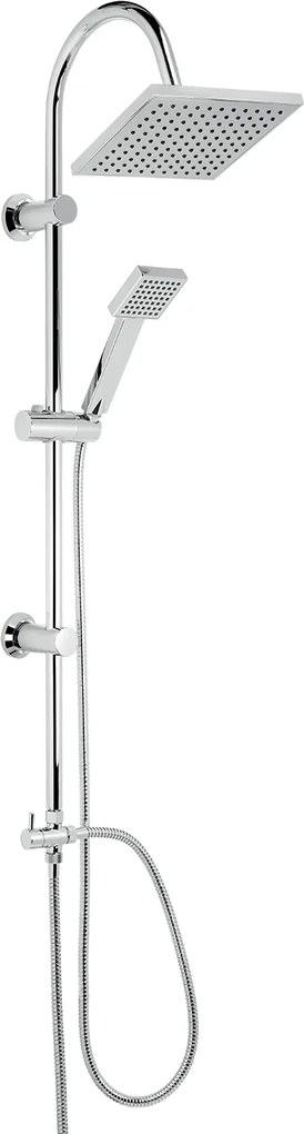 Novaservis Sprchové soupravy - Sprchová souprava, horní a ruční sprcha s držákem a hadicí, výška 1060 mm, chrom, SET031,0