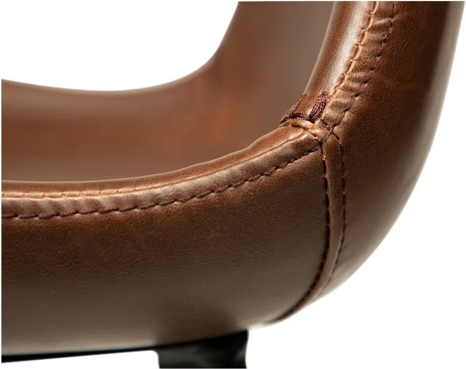 Hnědá barová židle (výška sedáku 65 cm) Hype – DAN-FORM Denmark