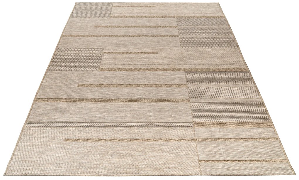Obsession, Kusový koberec My Oslo 706 Taupe – na ven i na doma, 120x170, hnědá, chodba / předsíň
