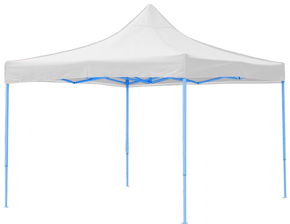 Skládací zahradní pavilon - různé typy - 2,9x2,9m - bílá