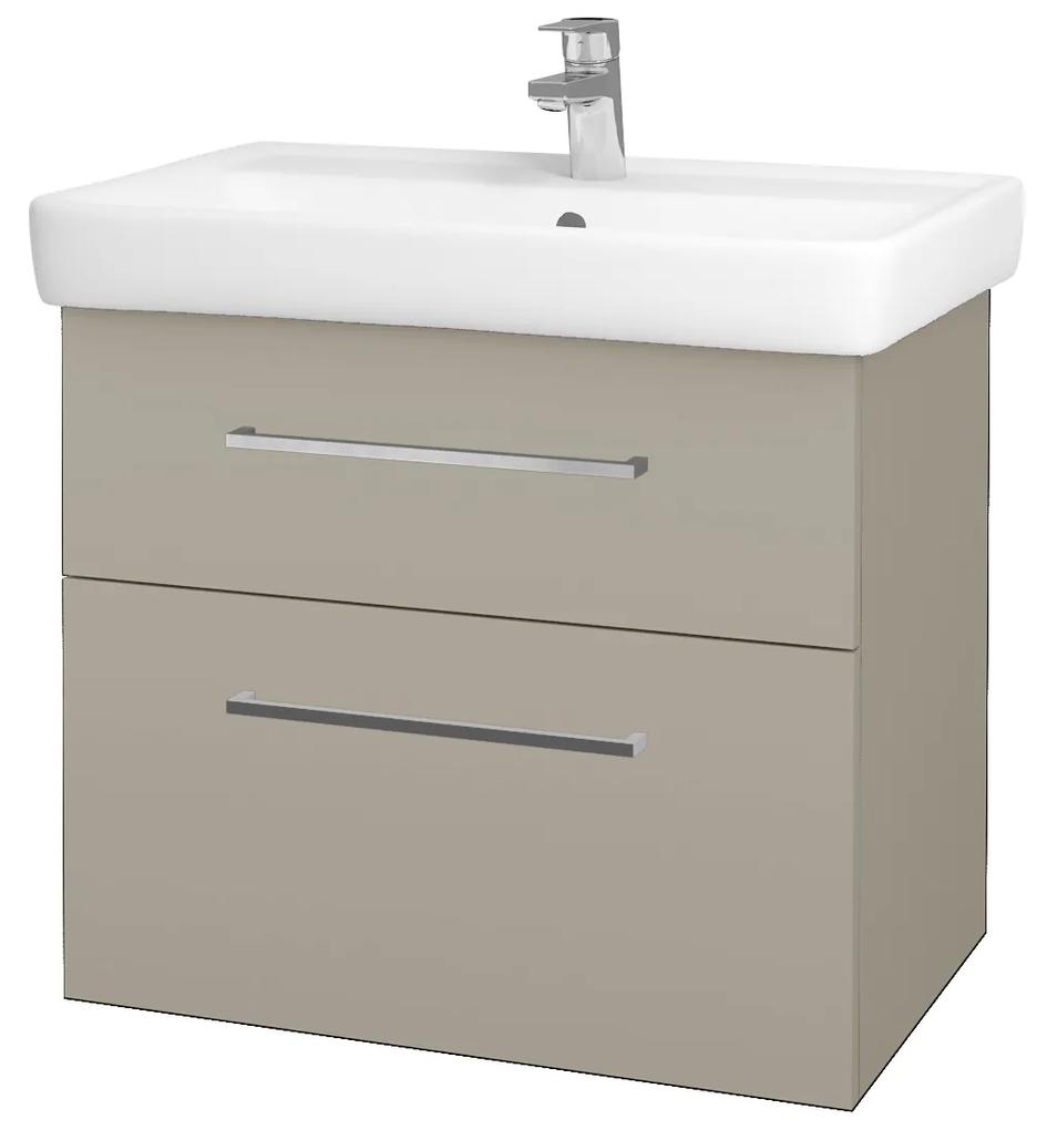 Dřevojas Koupelnová skříň Q MAX SZZ2 70 Varianta: N01 Bílá lesk / Úchytka T02 / D17 Colorado
