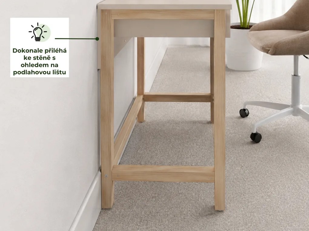 Psací stůl do dětského pokoje MODEL Zvolte barvu: Světle modrá, Zvolte rozměr: 100x60 cm