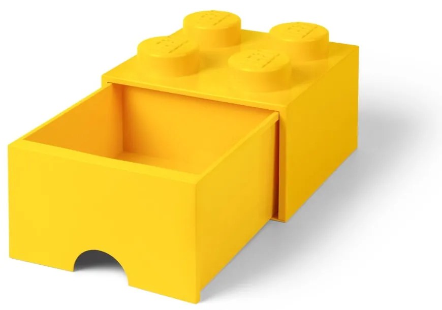 Žlutý úložný box se šuplíkem LEGO® Biano.cz