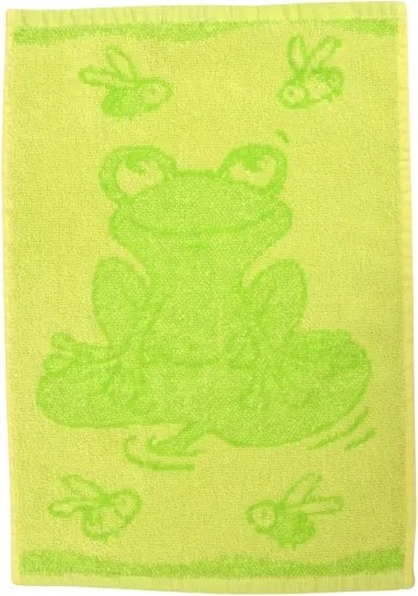 Profod Dětský ručník Frog green 30x50 cm