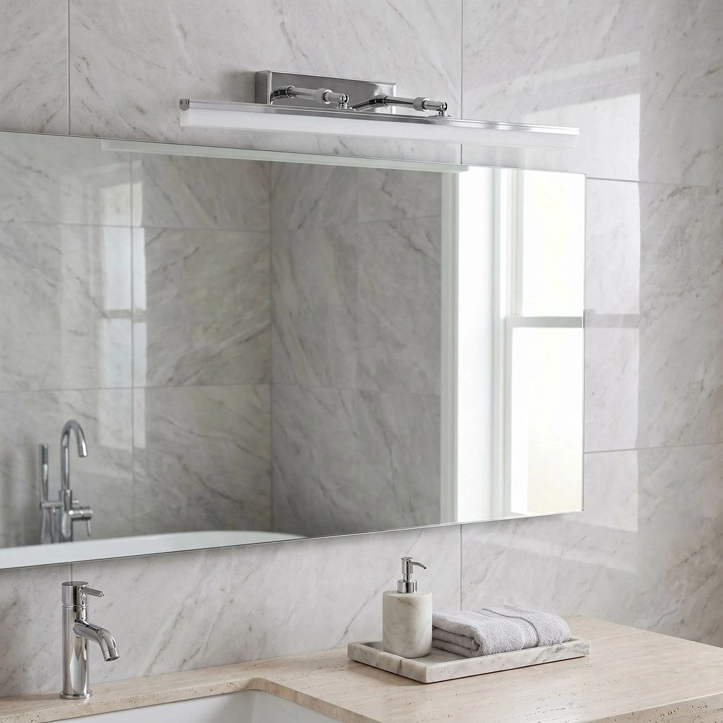 Toolight Rea, Koupelnové nástěnné LED svítidlo APP1870-1W 60cm CHROME, OSW-66026