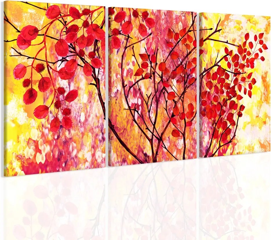 Obraz podzimní listí (150x100 cm) - InSmile ®