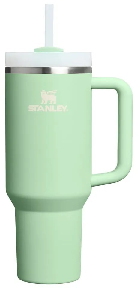 Šalvějově zelená termoska s brčkem z nerezové oceli 1,18 l Quencher H2.0 FlowState Tumbler Pistachio – Stanley