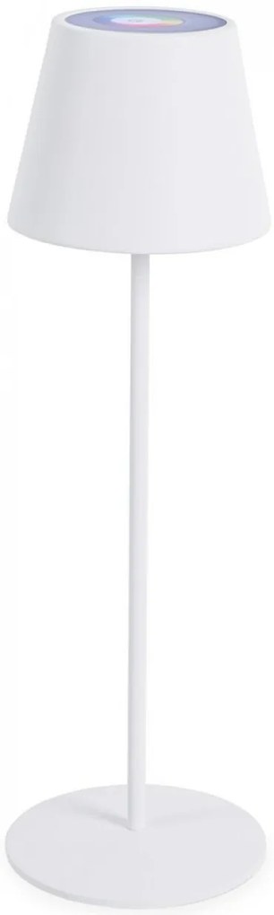 BIZZOTTO Zahradní stojací LED lampa ETNA bílá s možností změny barev 38 cm
