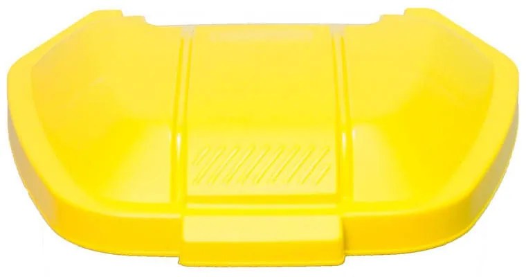 B2B Partner Víko pro mobilní plastový odpadkový koš 131104, žluté