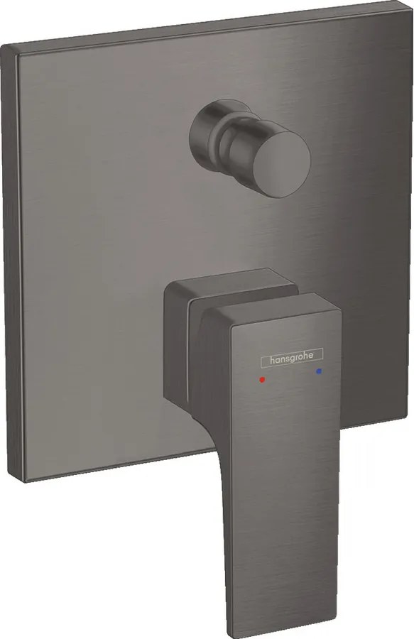 Hansgrohe Metropol, vanová baterie pod omítku, kartáčovaná černá chromová, 32545340