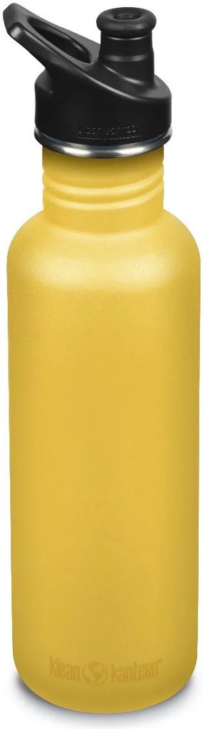 Nerezová lahev Klean Kanteen Classic 27oz (w/Sport Cap) - Old Gold 800 ml