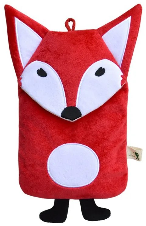 Termofor Hugo Frosch Eco Comfort - liška, 0,8 l, červená